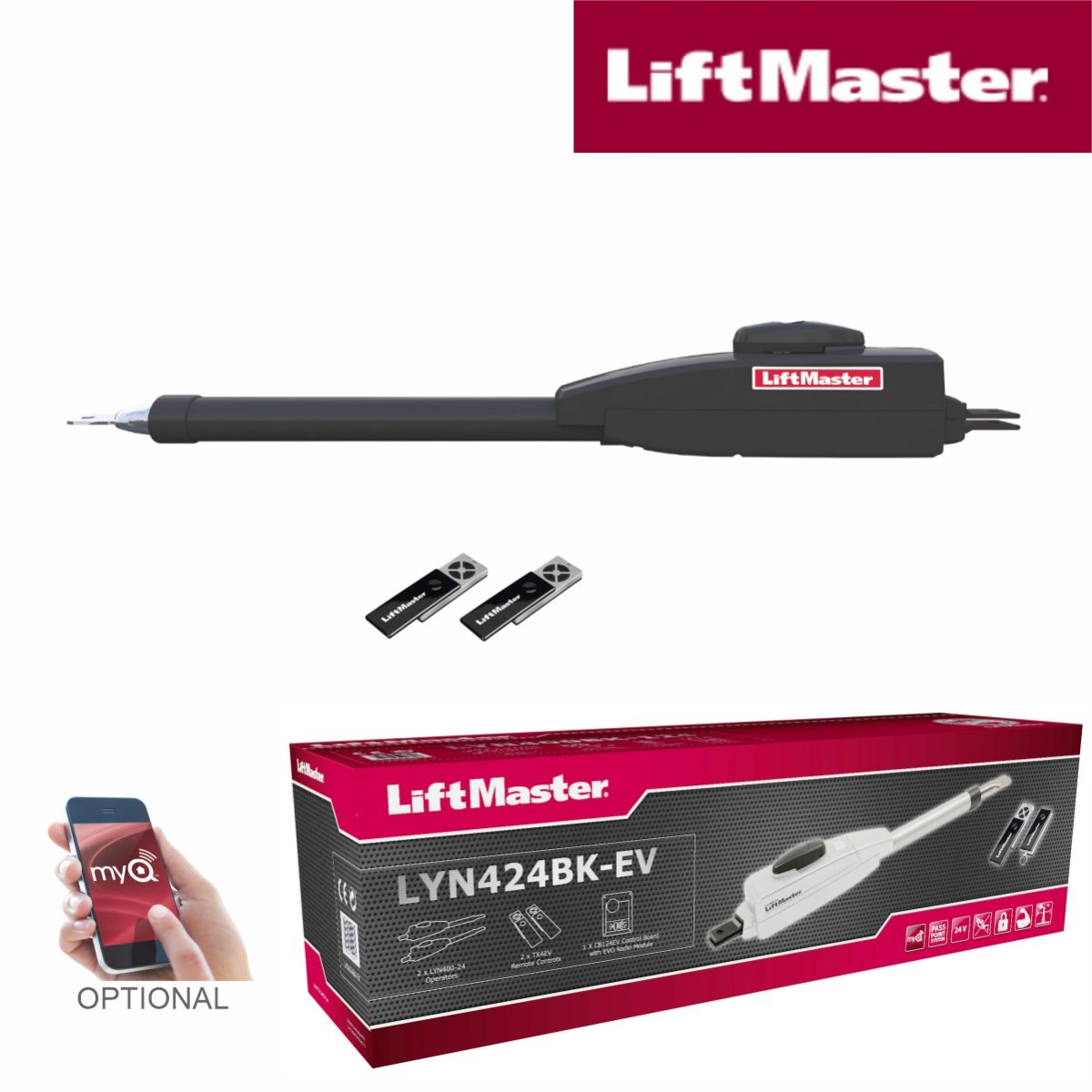 Liftmaster LA400 Drehtorantrieb Set